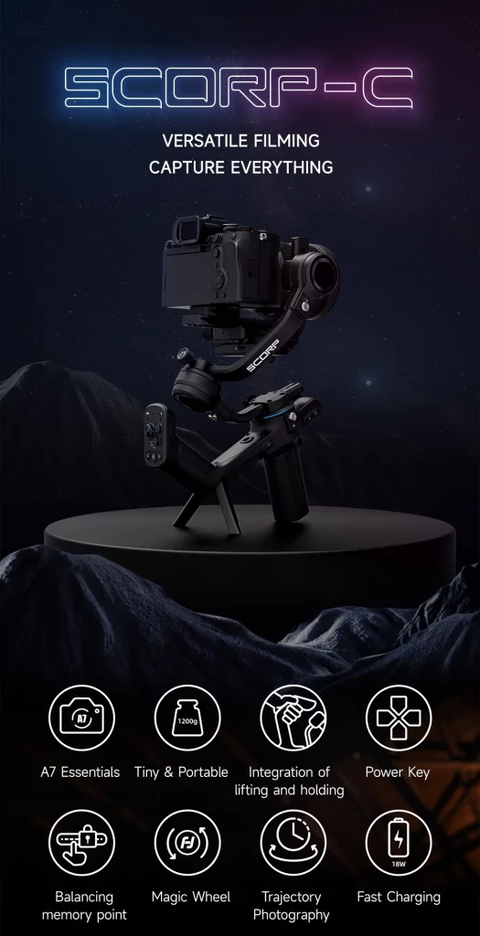 FeiyuTech SCORP-C Gimbal: The Hero Your Camera Never Knew It Needed ...